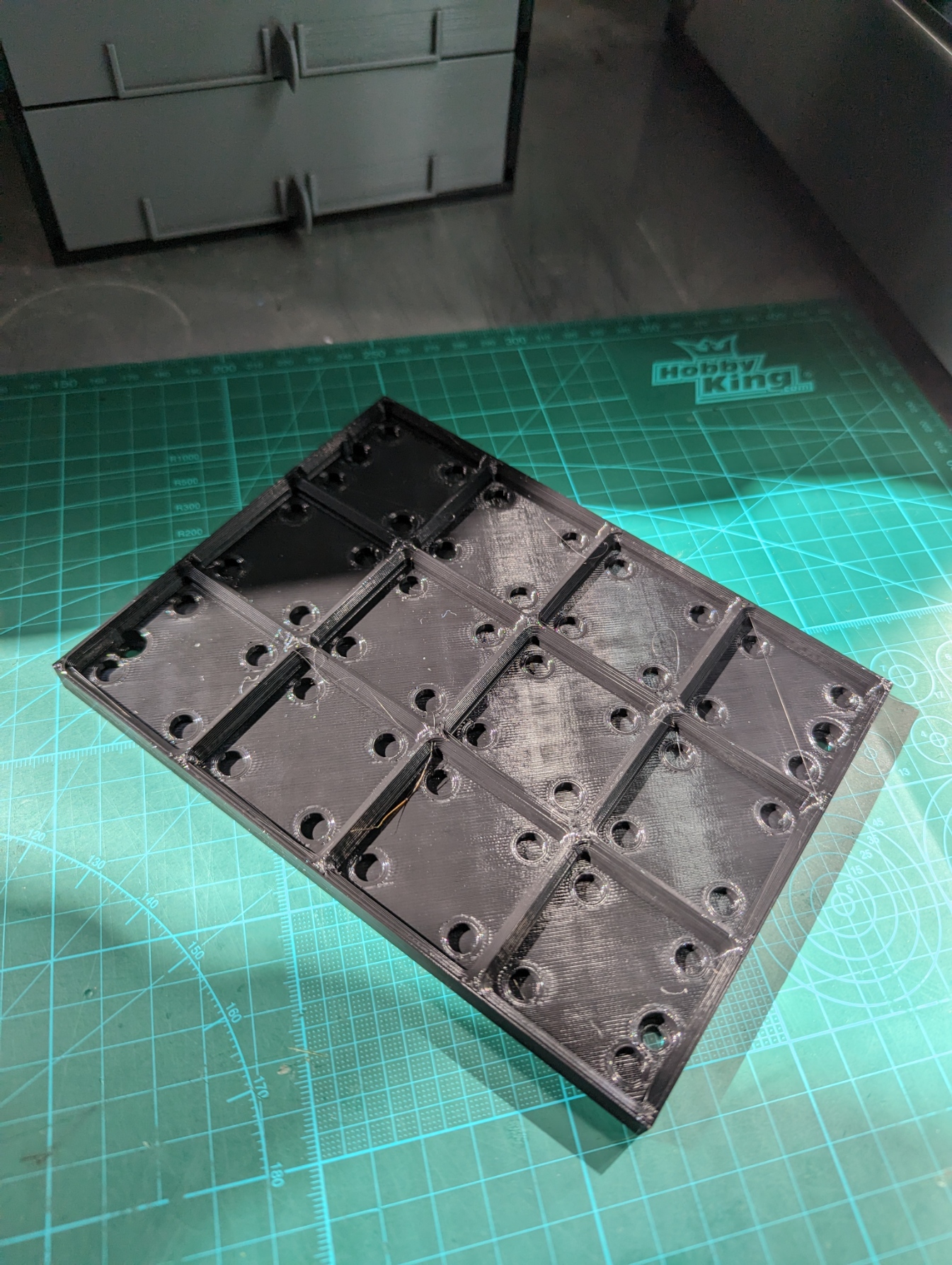 Gridfinity Ultimate Drawer System Rack Baseplate 3x4 by Dissendat ...
