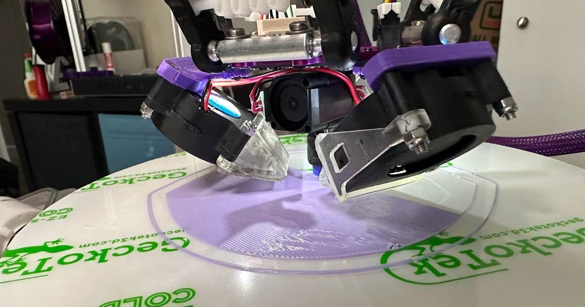 Duet Smart Effector E3D Revo Corner 4020 Part Cooling Blower by Mitch ...