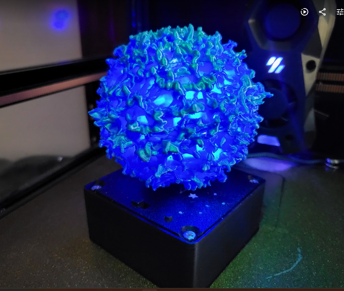 Tycho's Supernova Remnant Light-up Display Lamp by Sterminatore ...