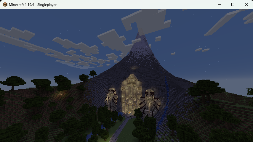 Minecraft Lonely Mountain von Tigerar1 | Kostenloses STL-Modell ...