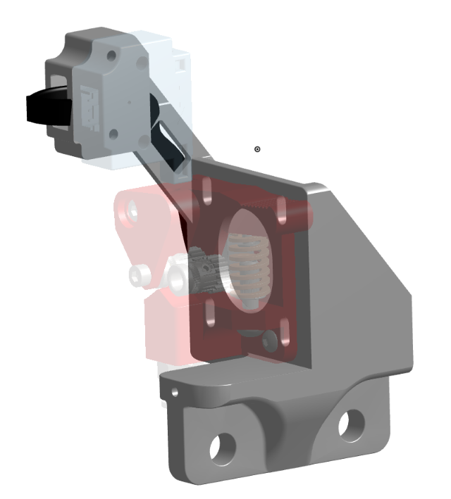 Drivinator - direct drive Dual Gear with Runout Sensor mount Ender 2 3 ...