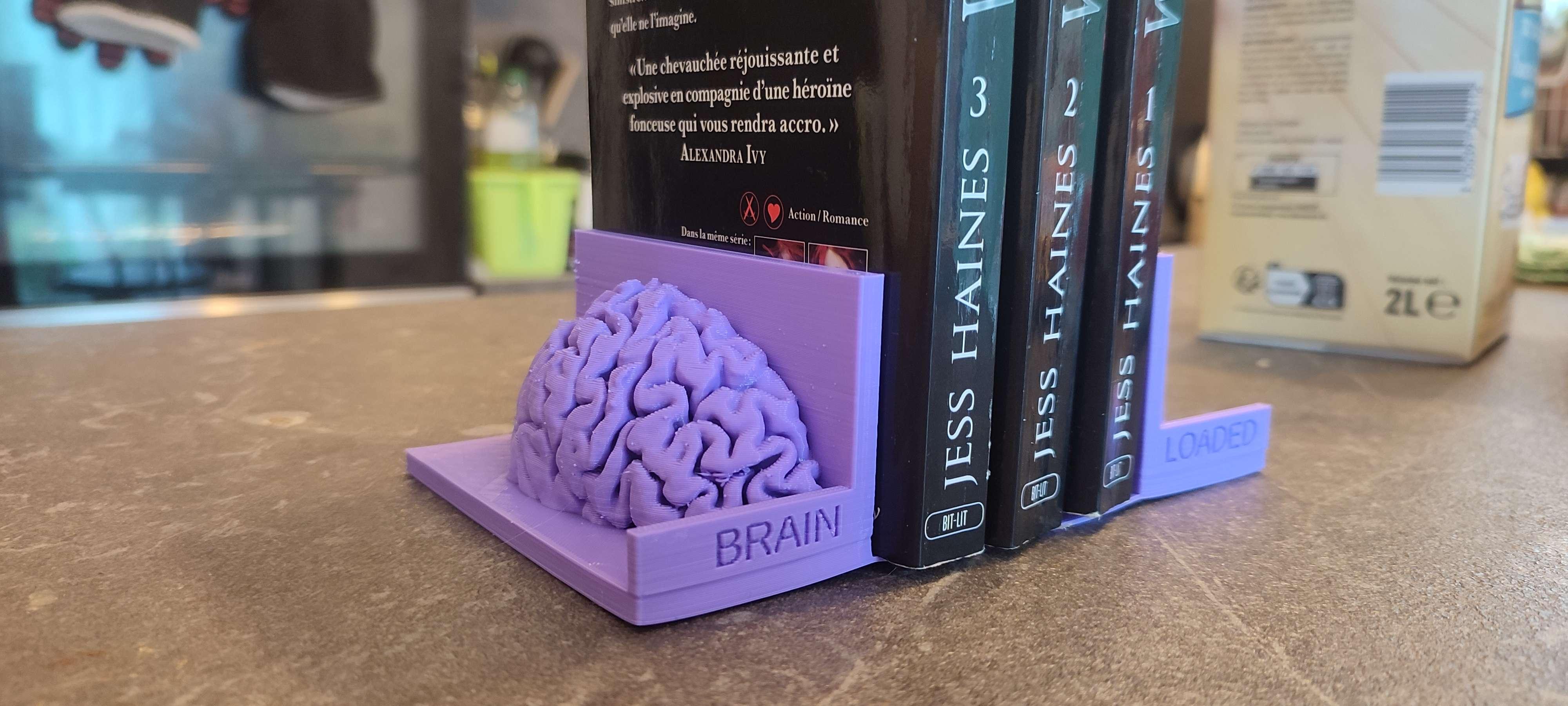 brain bookend/cerveau serre livre by Millman73 | Download free STL ...
