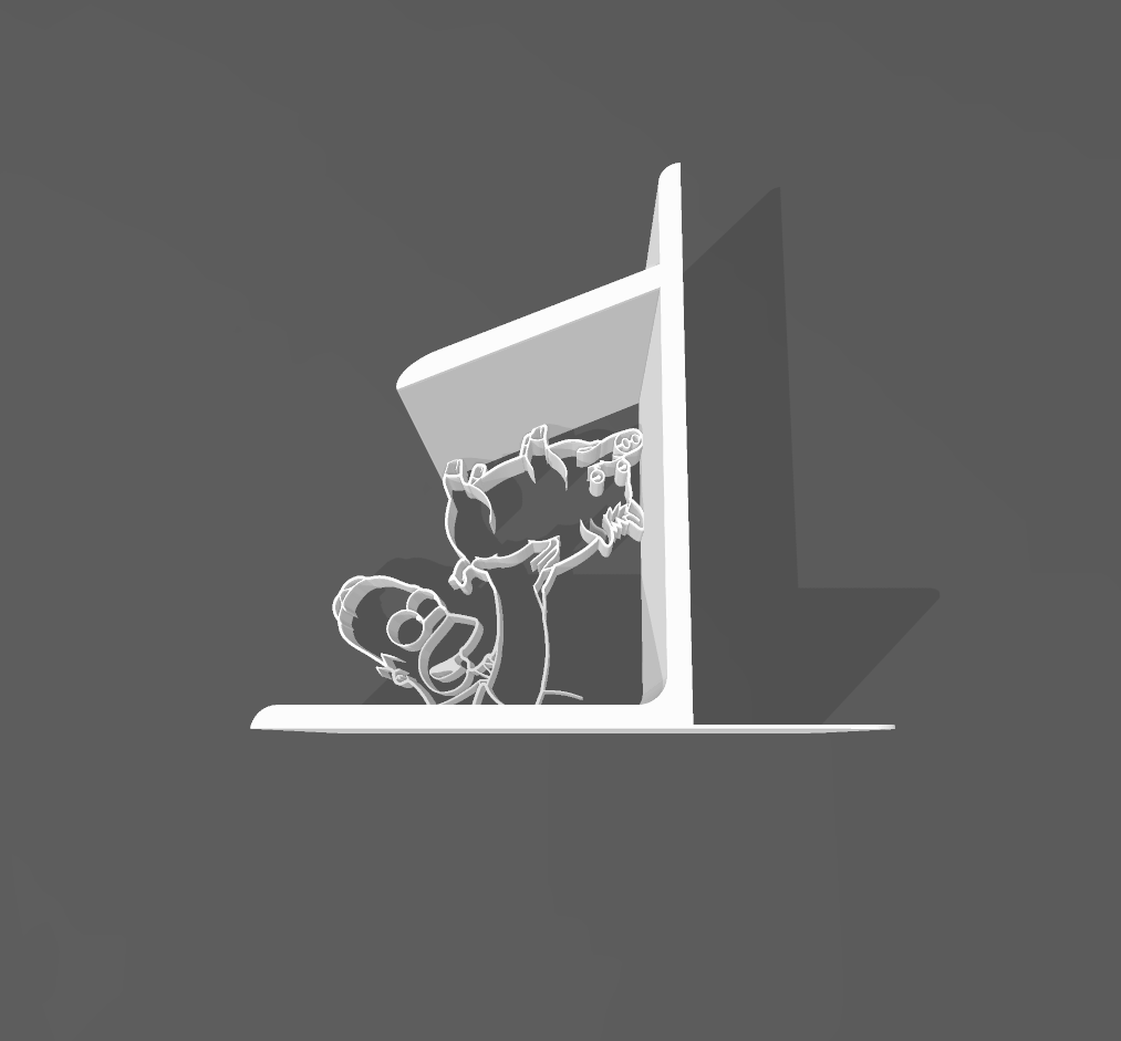 Buchstütze Spiderschwein / bookend spiderpig by Johination | Download ...