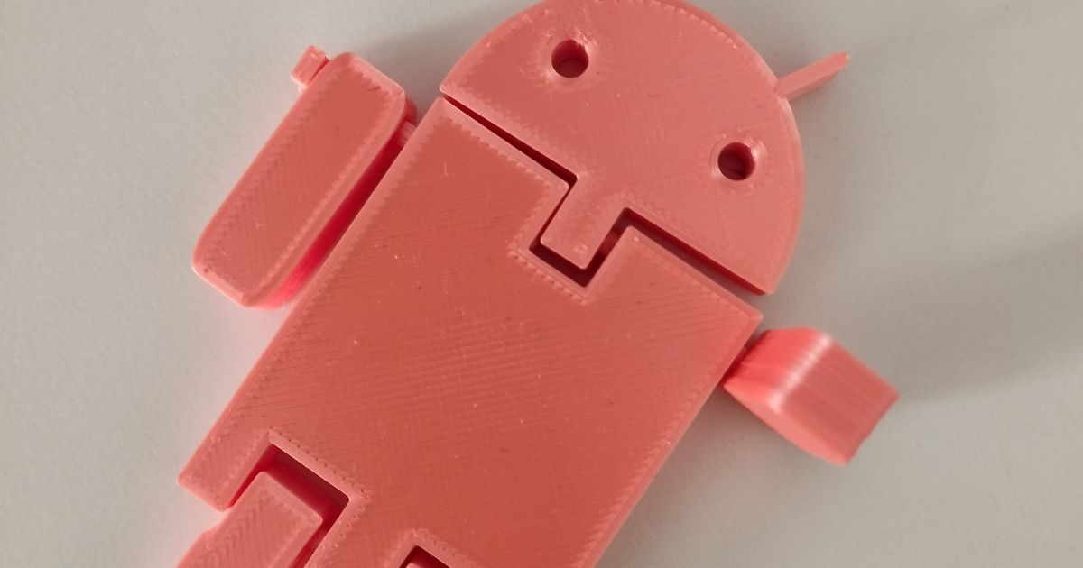 Articulated Android logo by thesugarqueen | Download free STL model ...