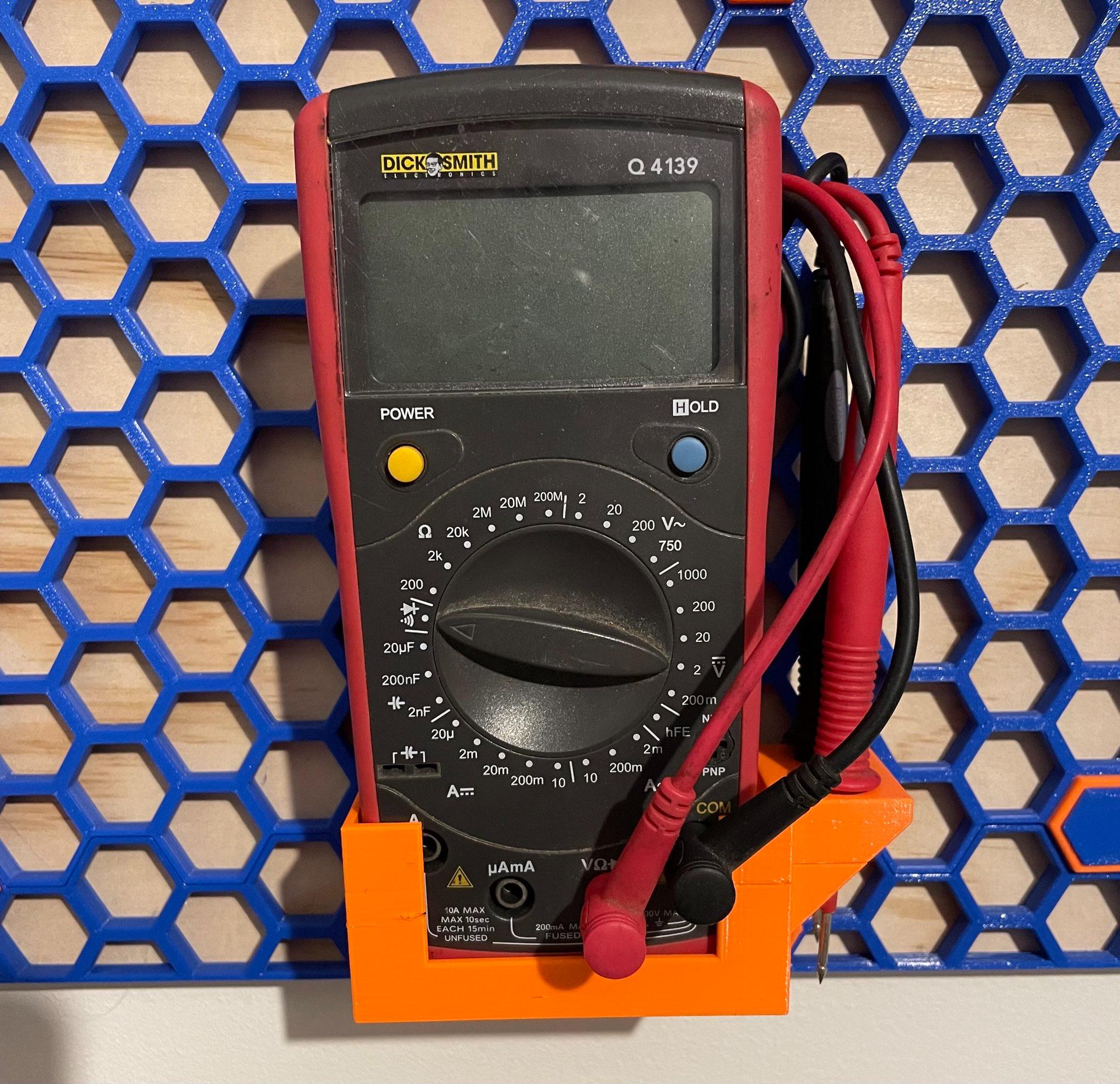 Multimeter Holder (HSW) by Joshua Venter | Download free STL model ...