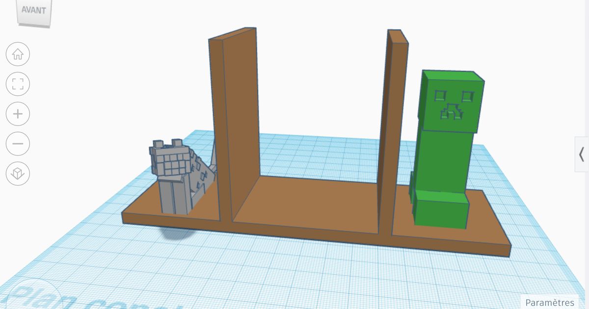 Minecraft Cat & Creeper Bookend by Alex_yt | Download free STL model ...