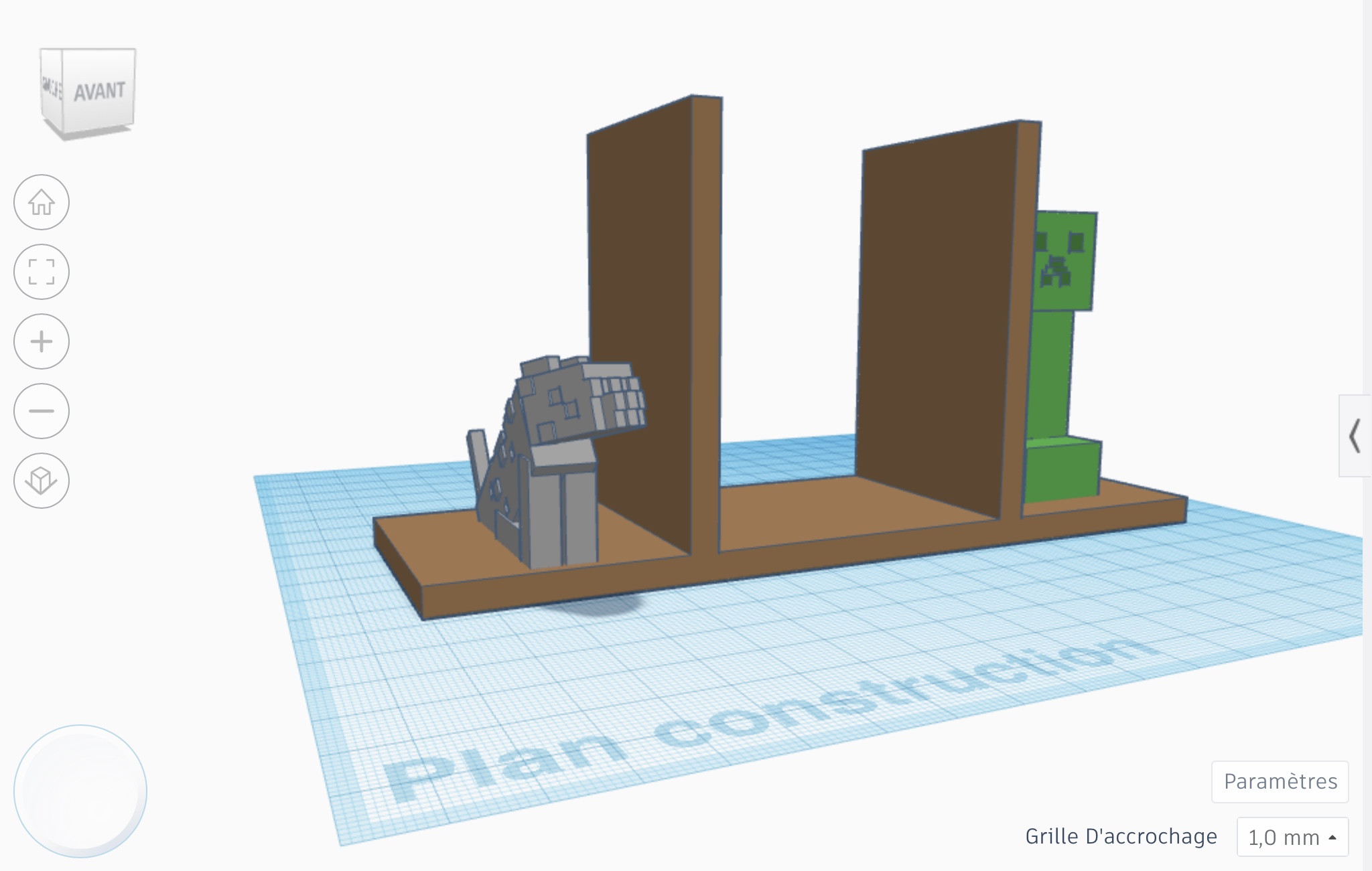 Minecraft Cat & Creeper Bookend by Alex_yt | Download free STL model ...