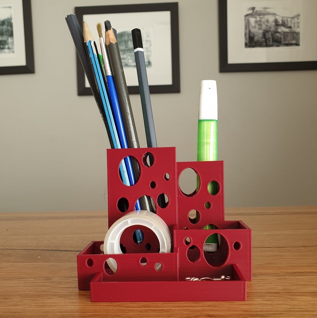 Bubble pencil pot by 3DPrintBunny | Download free STL model ...