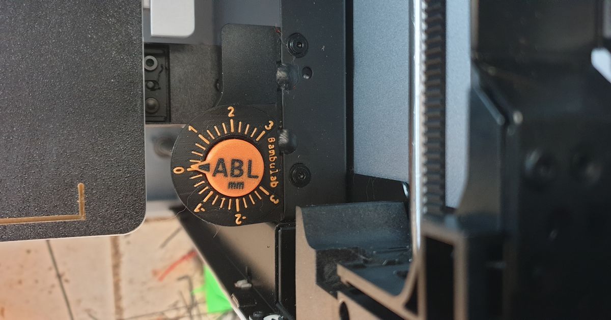 Bambulab ABL Widget by DzzD | Download free STL model | Printables.com
