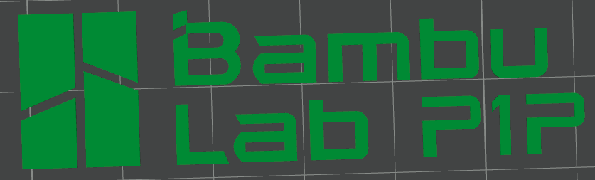 Bambu Lab P1P Logo by kimbo | Download free STL model | Printables.com