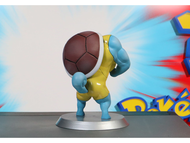Ultra swole Squirtle by Cyenyee | Download free STL model | Printables.com