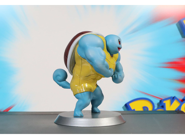 Ultra swole Squirtle by Cyenyee | Download free STL model | Printables.com