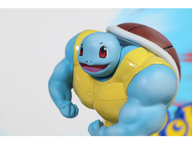 Ultra swole Squirtle by Cyenyee | Download free STL model | Printables.com