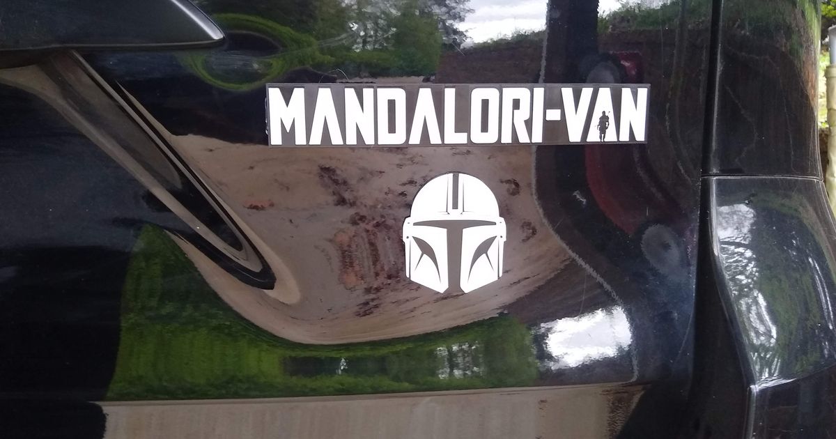 Mandalori-Van Emblem by Kevin Levy | Download free STL model ...