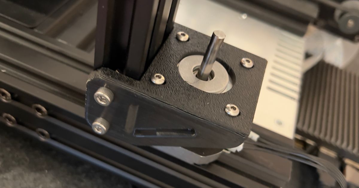 Anycubic Kobra dual z mounting bracket by SuperNES | Download free STL ...