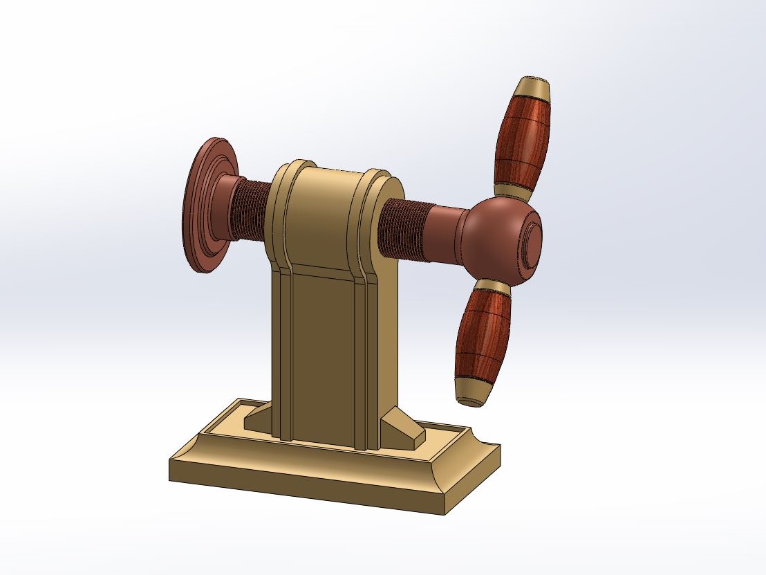 Vise Bookend by slavik kopanov | Download free STL model | Printables.com