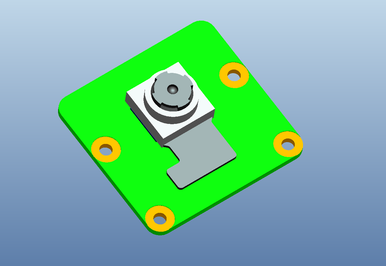 Rasperry Pi 3B & Ras Pi camera V2 low poly dimensionally accurate model ...
