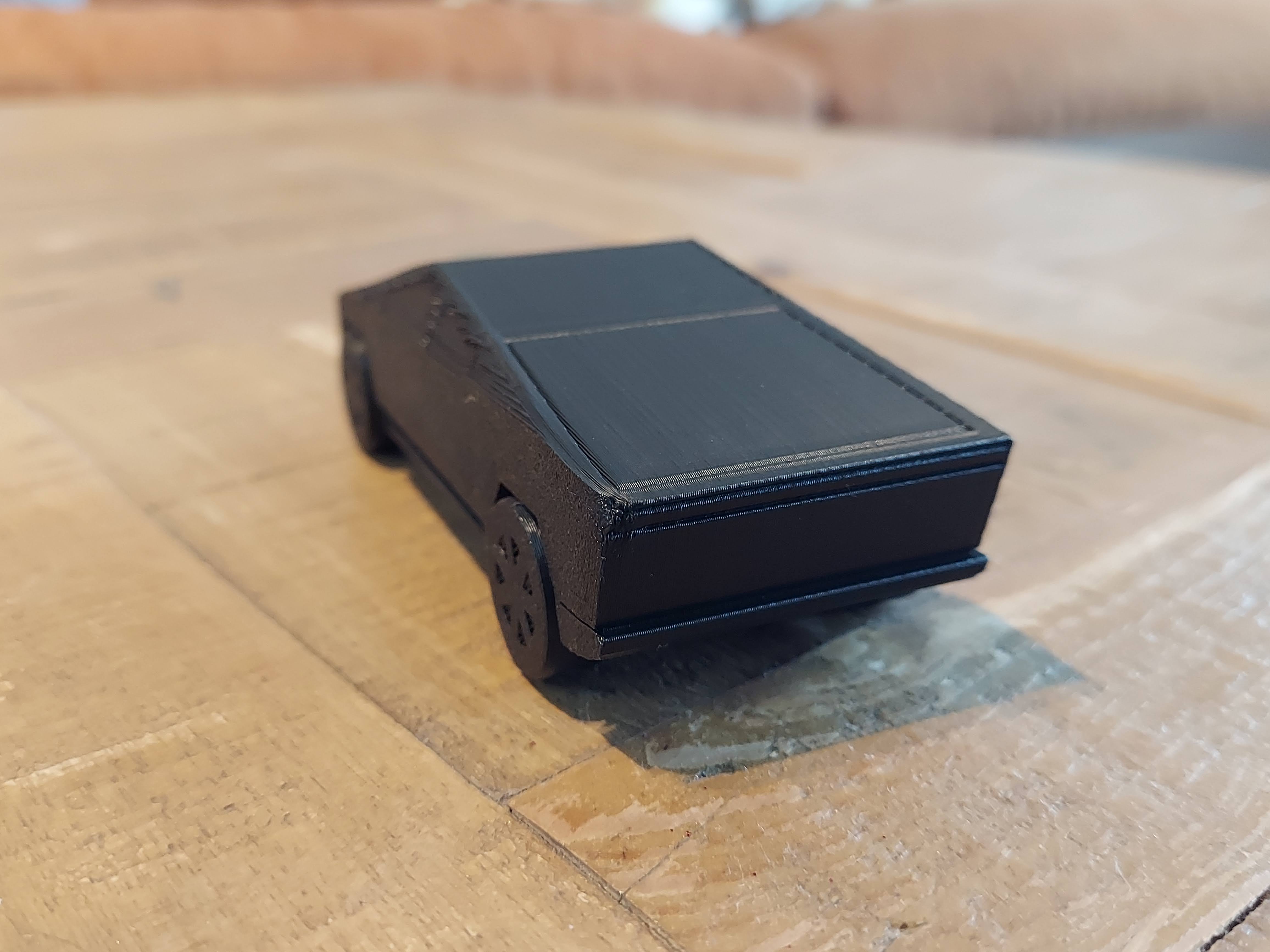 Tesla CyberTruck print in place with moving wheels by Manifold3D ...