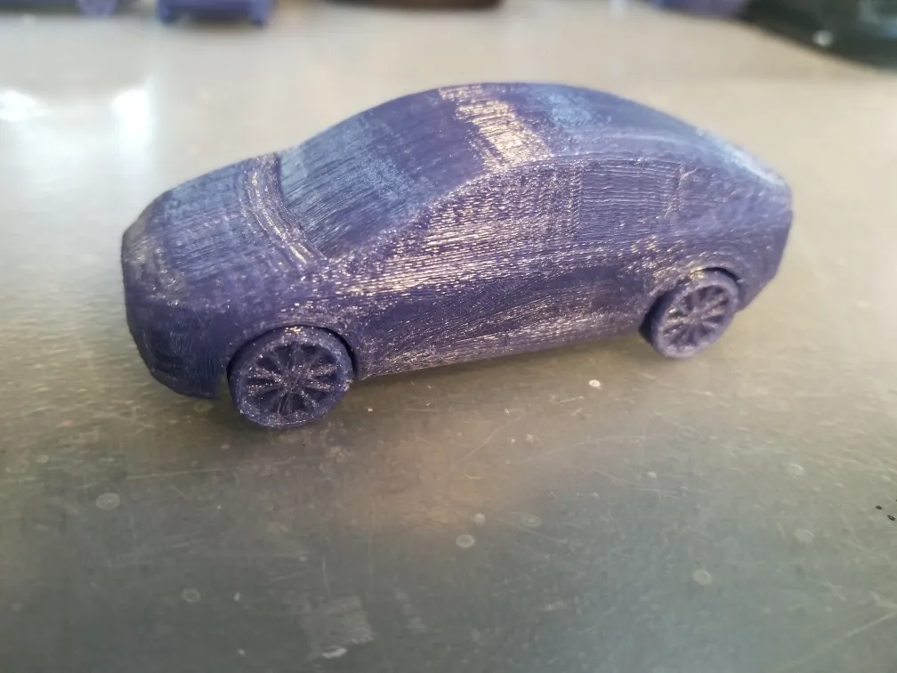 Tesla Model X print in place with moving wheels by Manifold3D ...