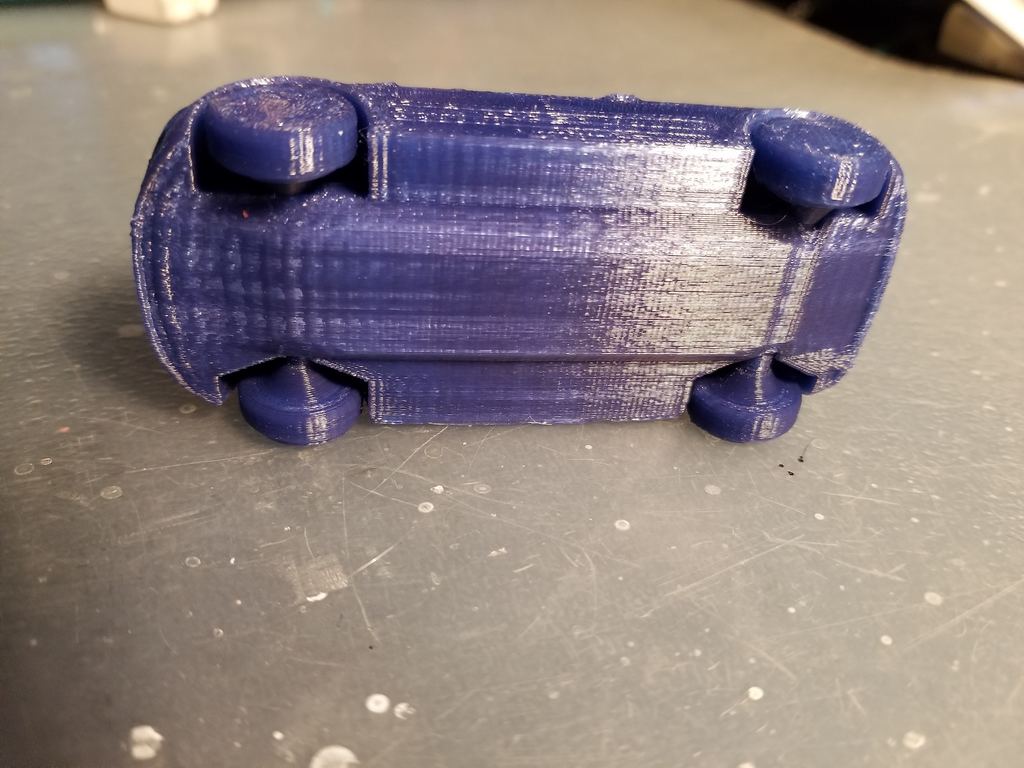 Print in place with moving wheels small cooper by Manifold3D | Download ...