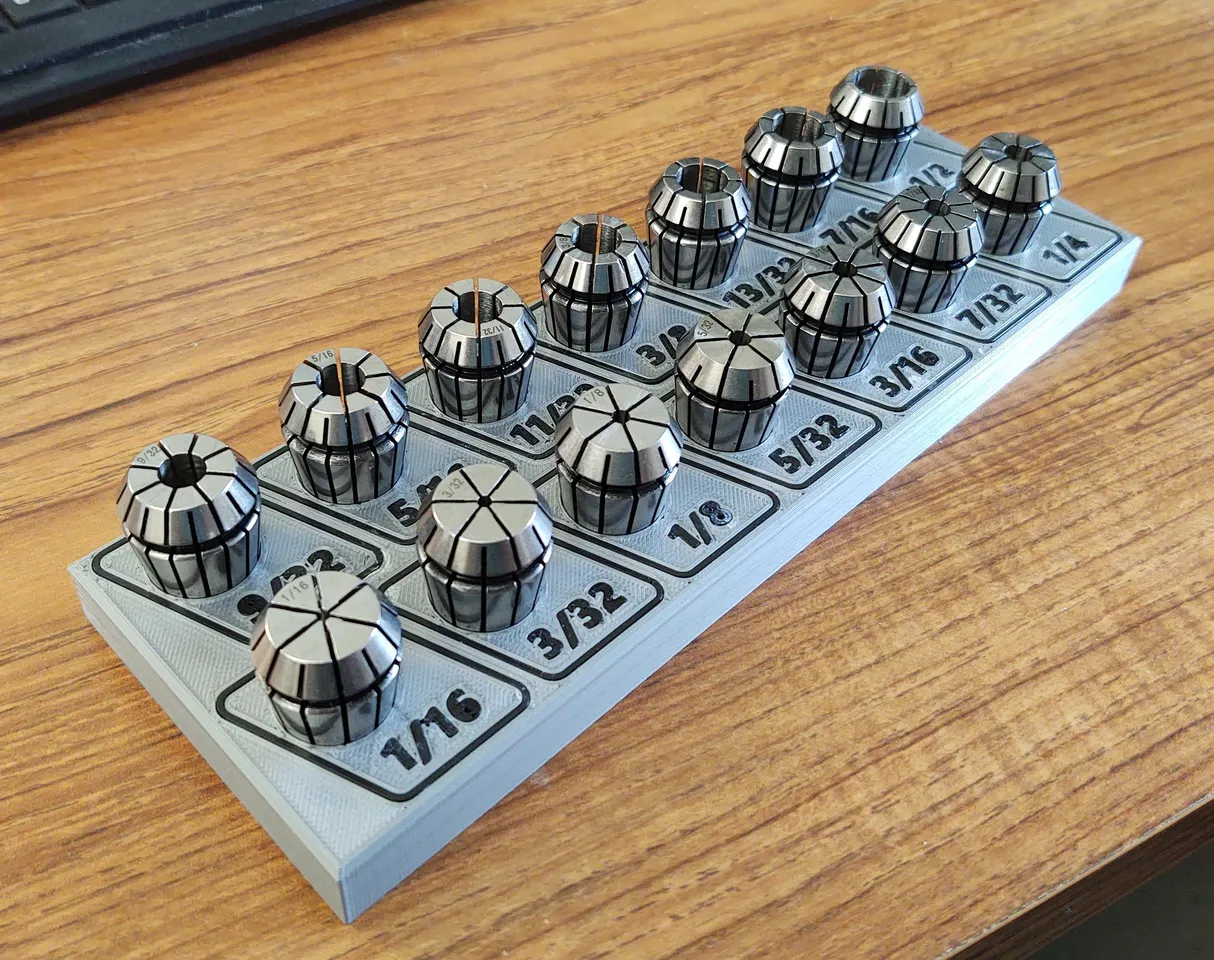 ER20 Collet Tray by Metcalf Designs | Download free STL model ...