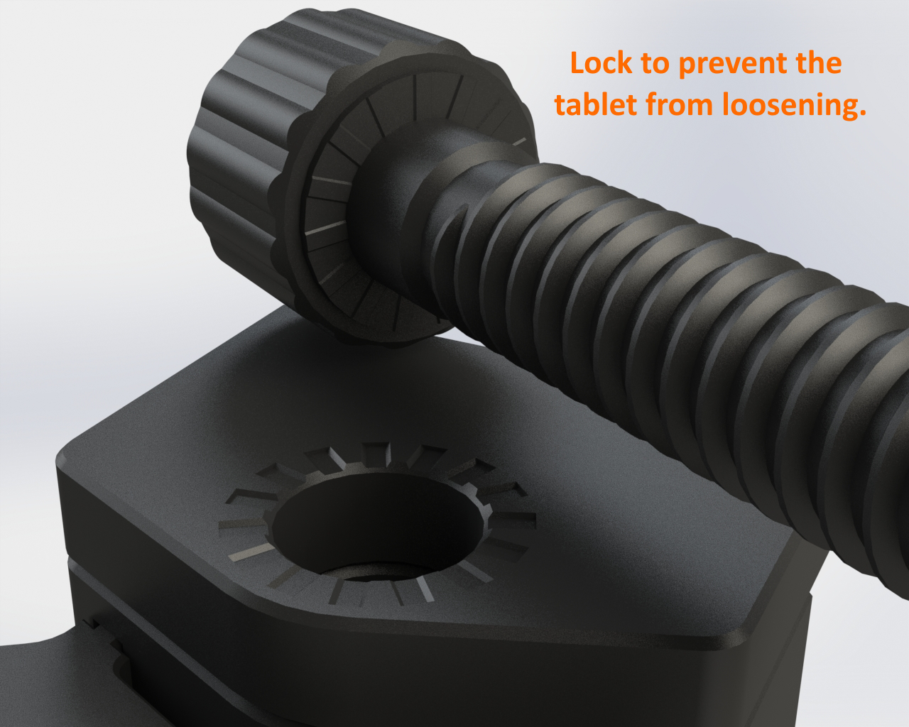 Universal tablet holder for cars/headrest (fully printable) by ...