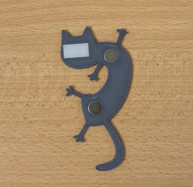 Magnetic Hanging Cat by Dark Squirrel Designs | Download free STL model ...