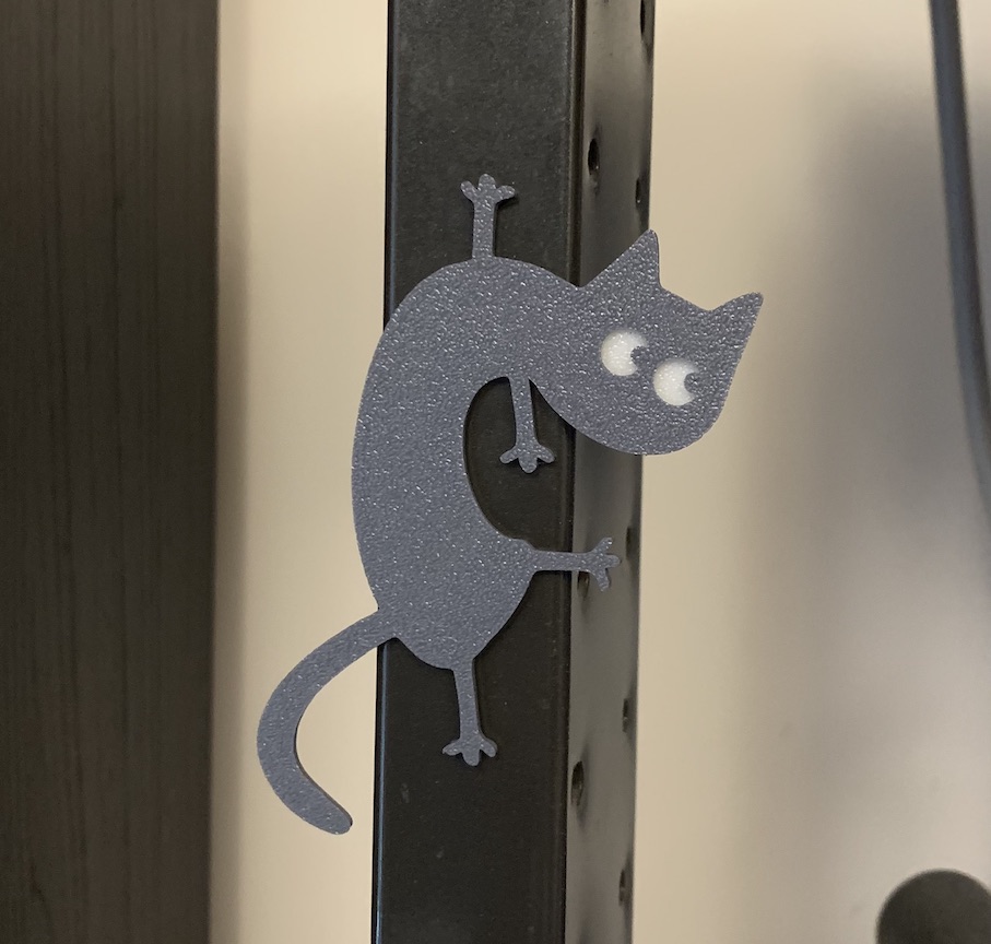 Magnetic Hanging Cat by Dark Squirrel Designs | Download free STL model ...