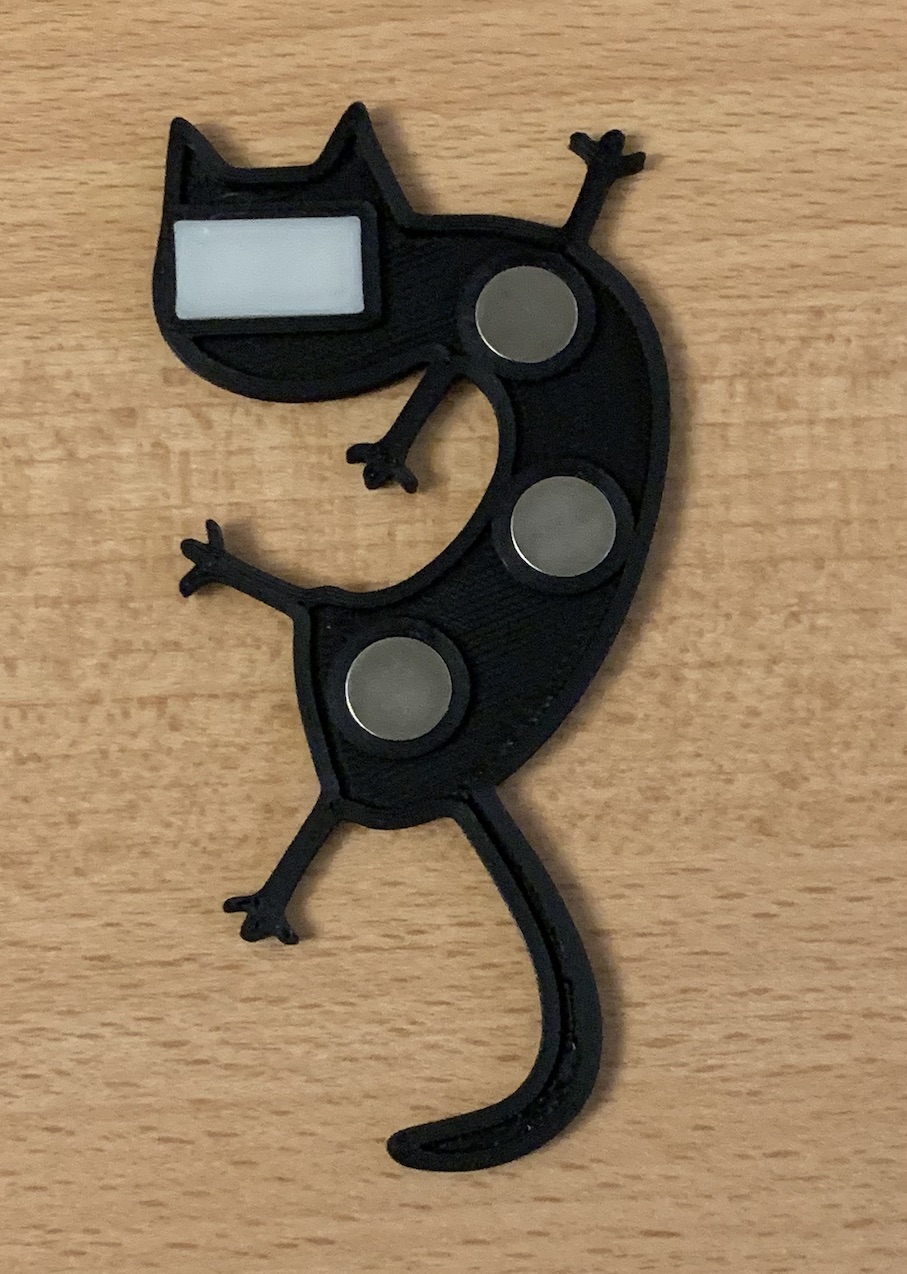 Magnetic Hanging Cat by Dark Squirrel Designs | Download free STL model ...