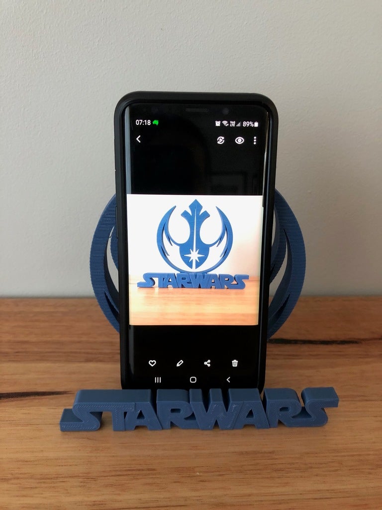 Star Wars Phone Stand (2 designs) by 3DPrintBunny | Download free STL ...