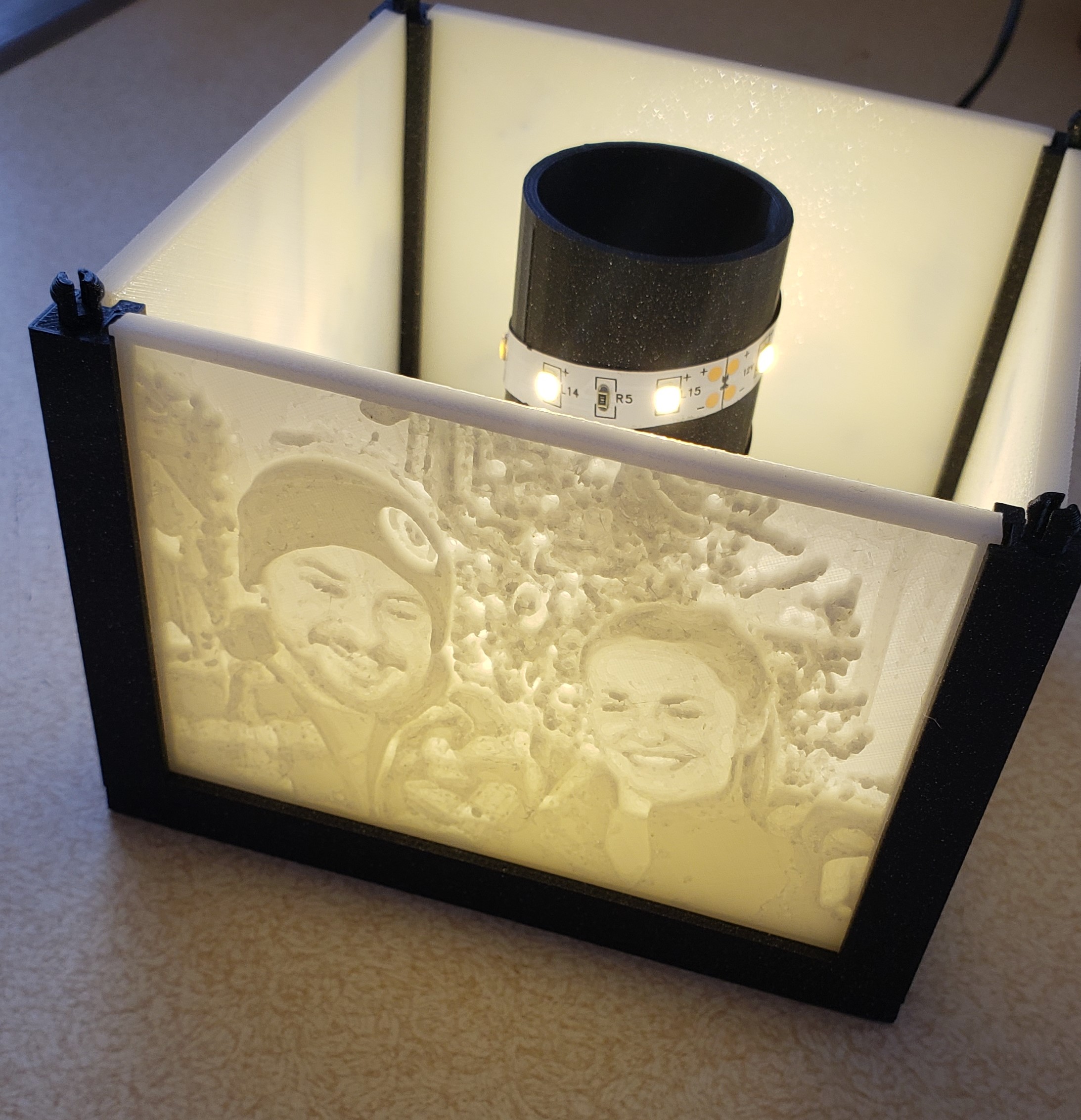 Customizable Lithophane Box - Any size! by trv | Download free STL ...