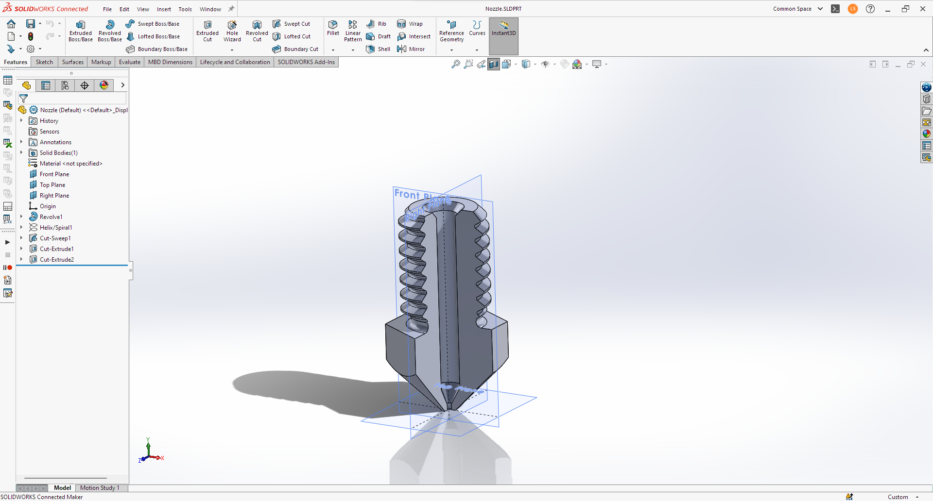 3D Printer Nozzle Sculpture by LS001 | Download free STL model ...