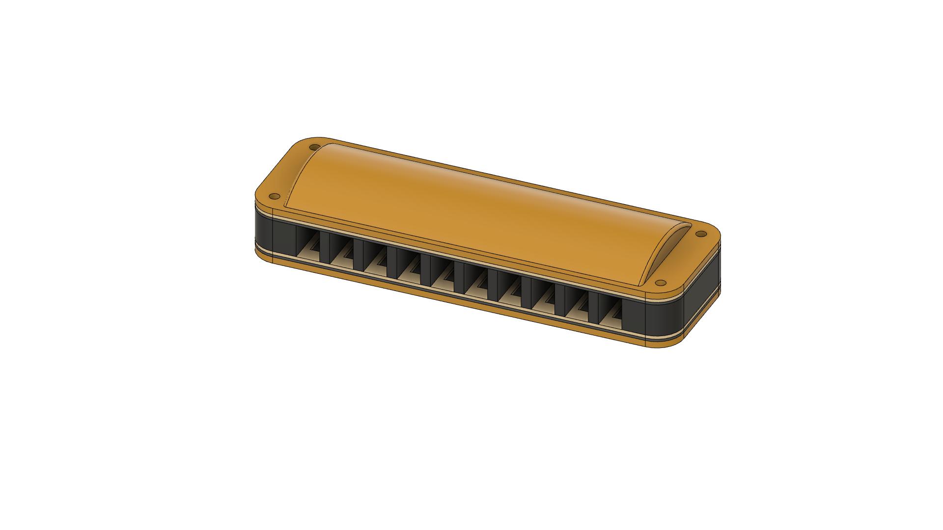 Harmonica by sv7kwi | Download free STL model | Printables.com