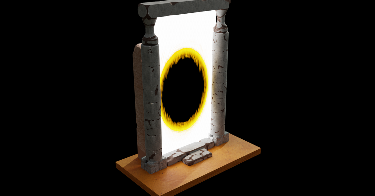 PORTAL GATE by Ahmed Alsarraf | Download free STL model | Printables.com