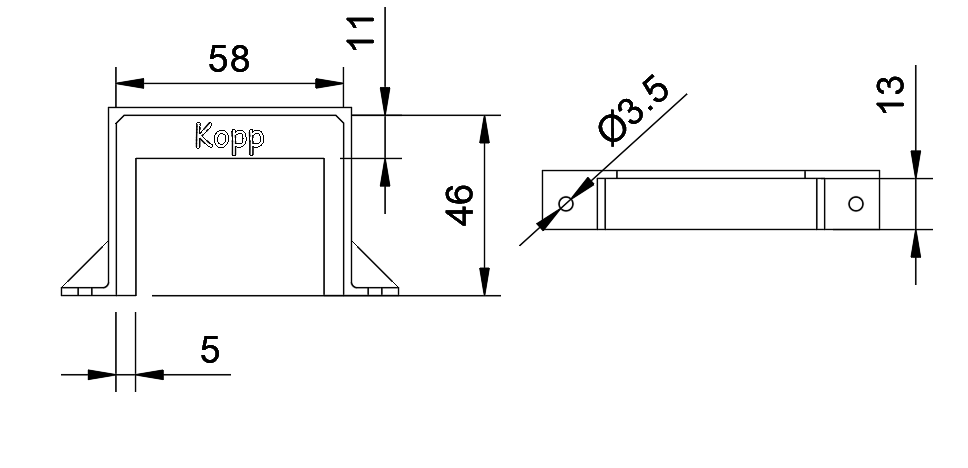 Kopp Unoversal 6 Power Socket Bracket by domi1999 | Download free STL ...