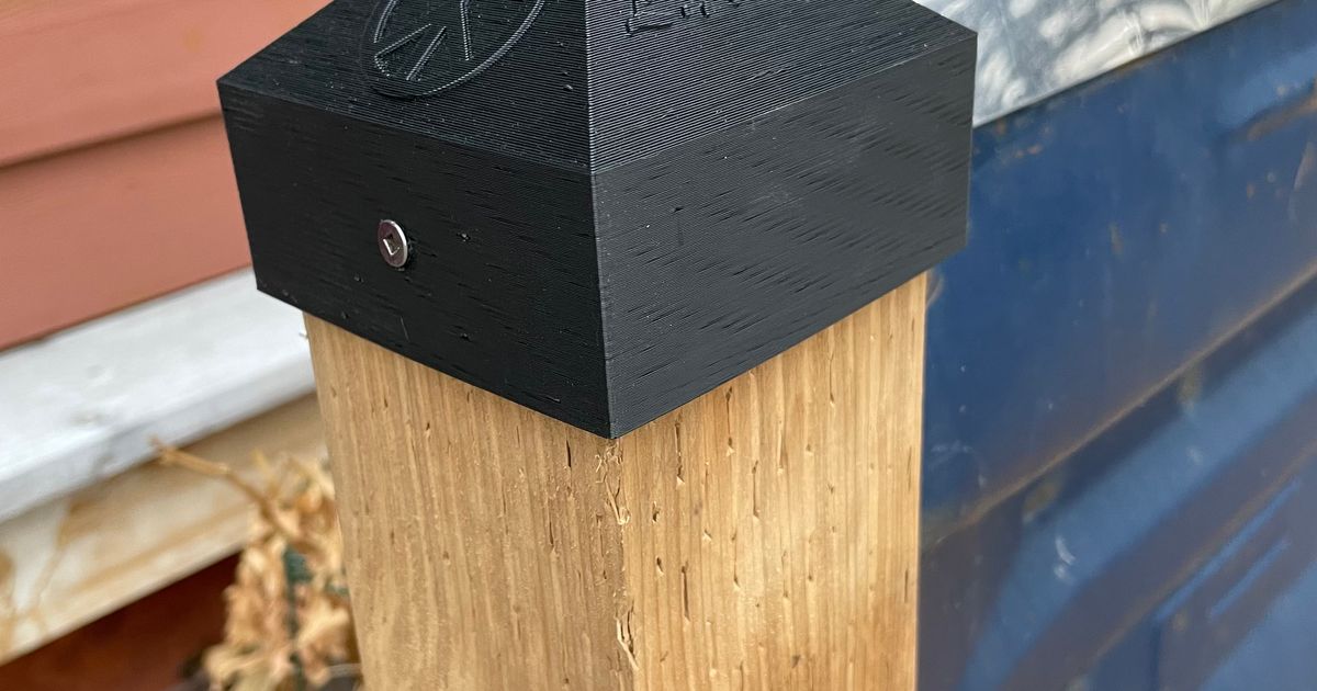 4X4 Post Cap von FunctionalPrintGuy | Kostenloses STL-Modell ...