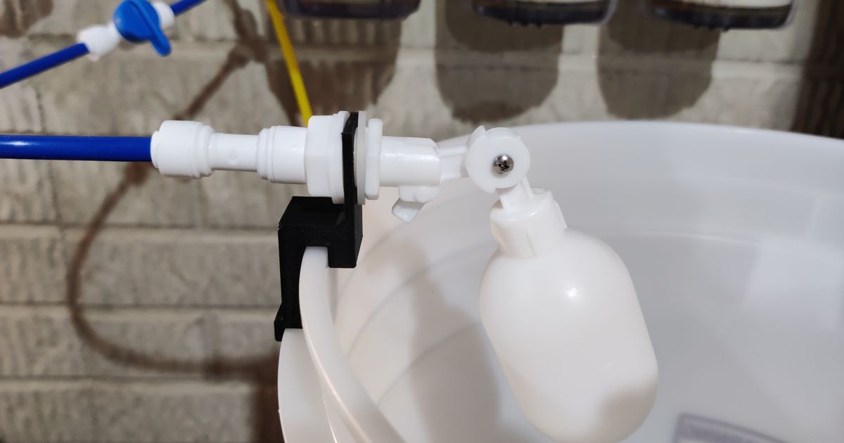 MoreBeer Bucket Float Mount by idq | Download free STL model ...