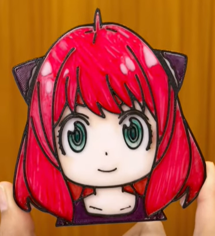 Anya Forger Spy x Family - Color with markers by Mikodebiko | Download ...