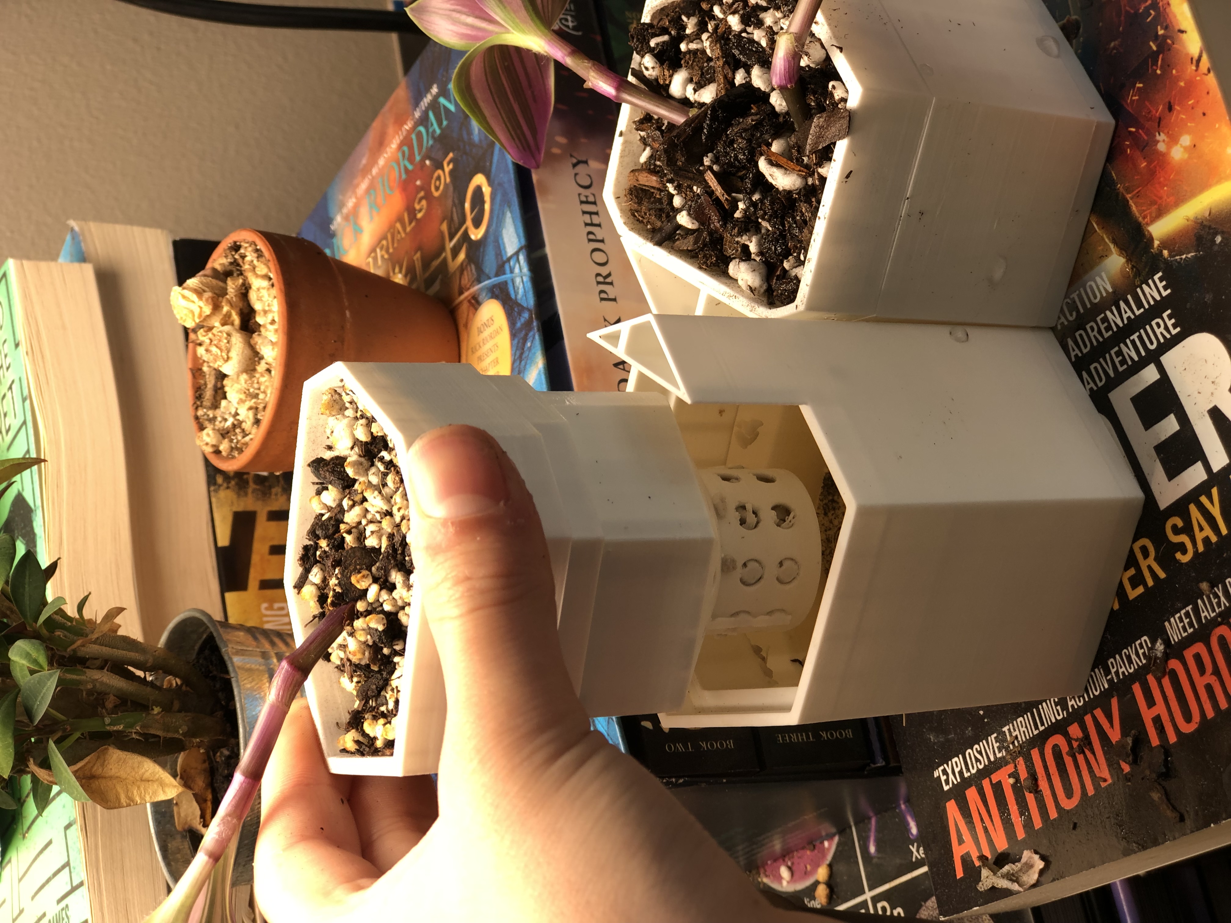 Self-watering pot by Bryant Yu | Download free STL model | Printables.com