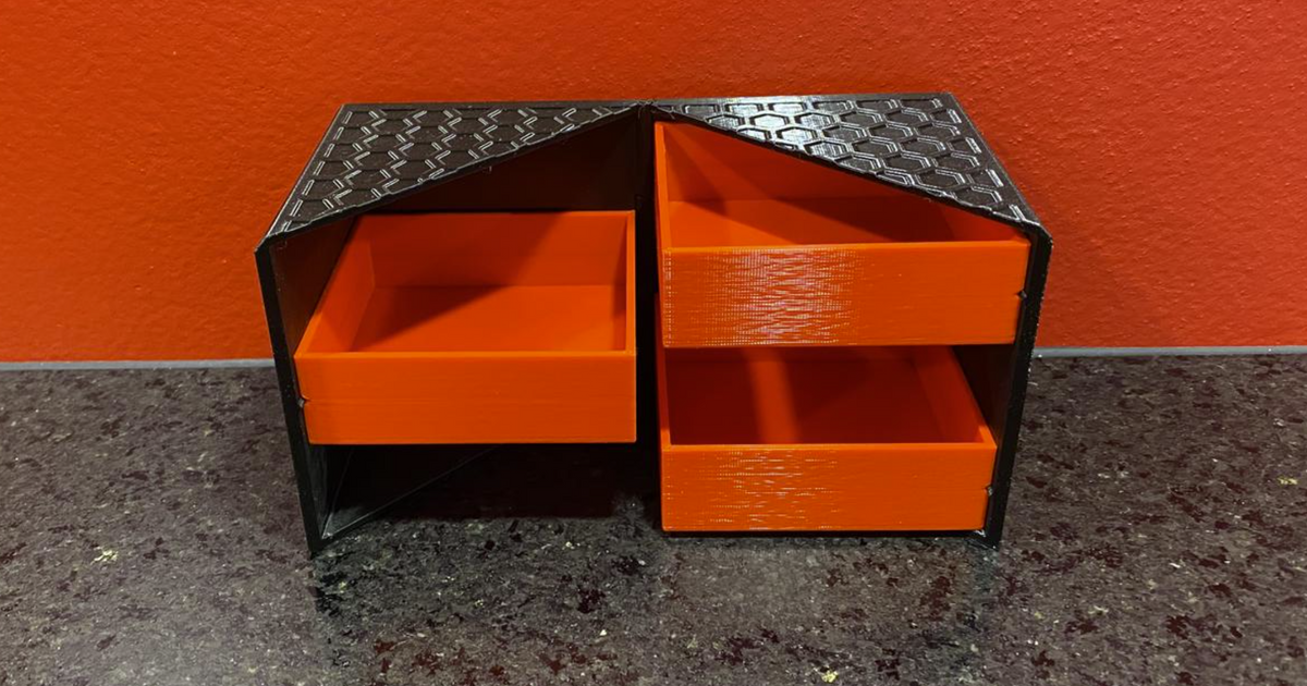 3-storey cubic box - vertical axis by Padu | Download free STL model ...