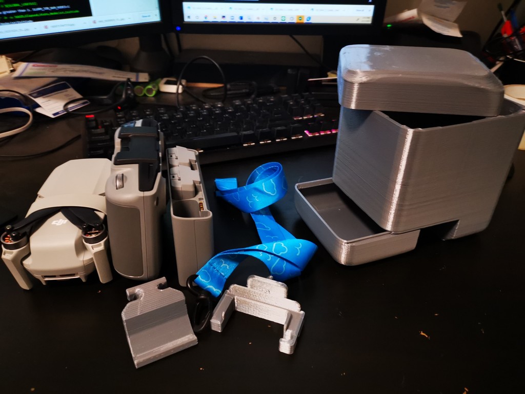 DJI Mini 2 Travel box modded by MT | Download free STL model ...