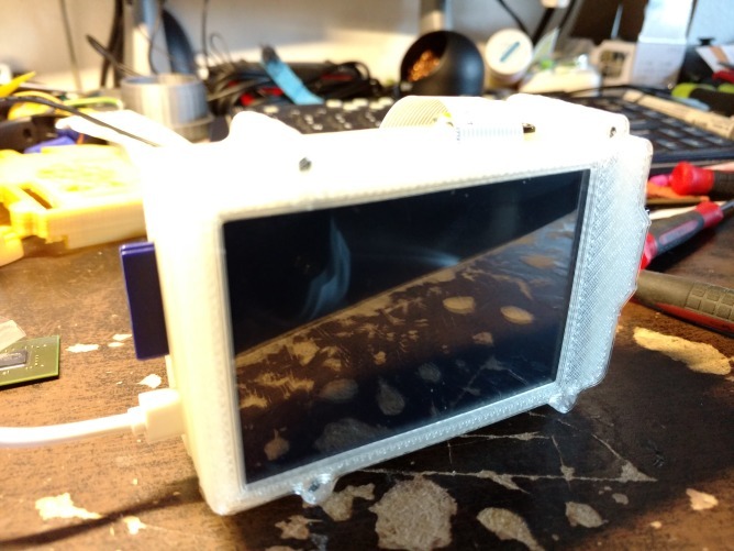 Raspiberry Pi B with 3.5in LCD case by MT | Download free STL model ...