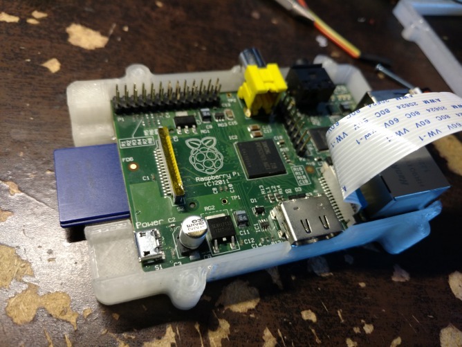 Raspiberry Pi B with 3.5in LCD case by MT | Download free STL model ...