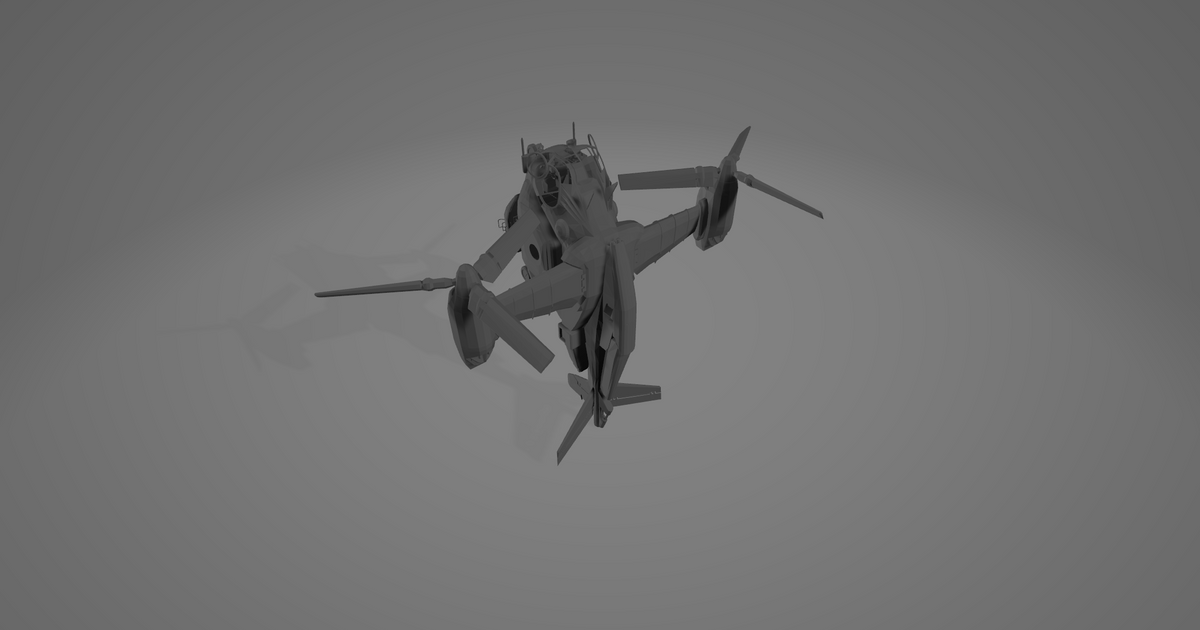 Fallout 4 Vertibird by #1Primate | Download free STL model | Printables.com