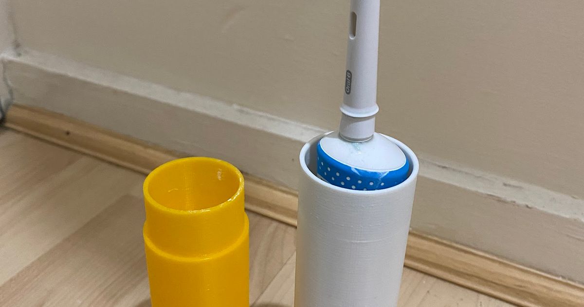 Electronic Toothbrush Case (ORAL-B) by Arminius3Dprint | Download free ...