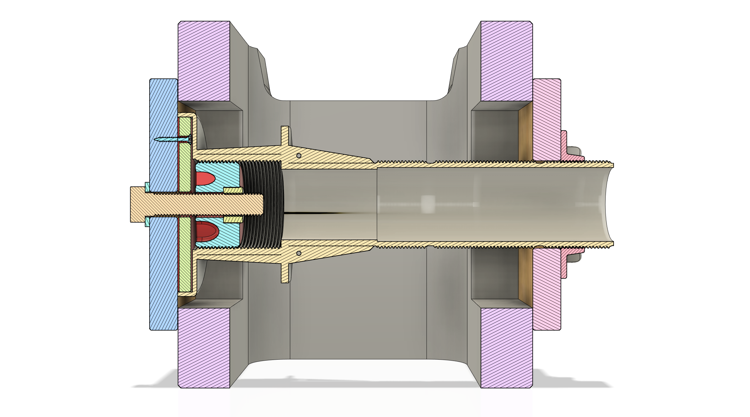 Pool Wall Conduit Fixture by 100prznt | Download free STL model ...