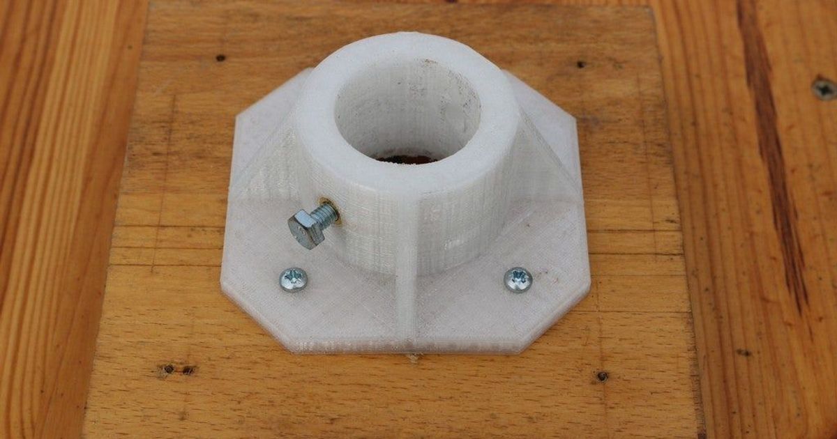 38mm pole mount bracket by Stanley | Download free STL model ...