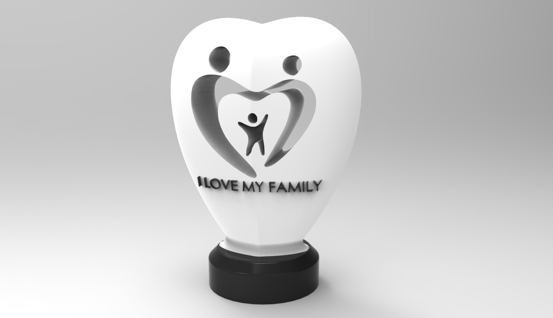 Love family statue by Arminius3Dprint | Download free STL model ...