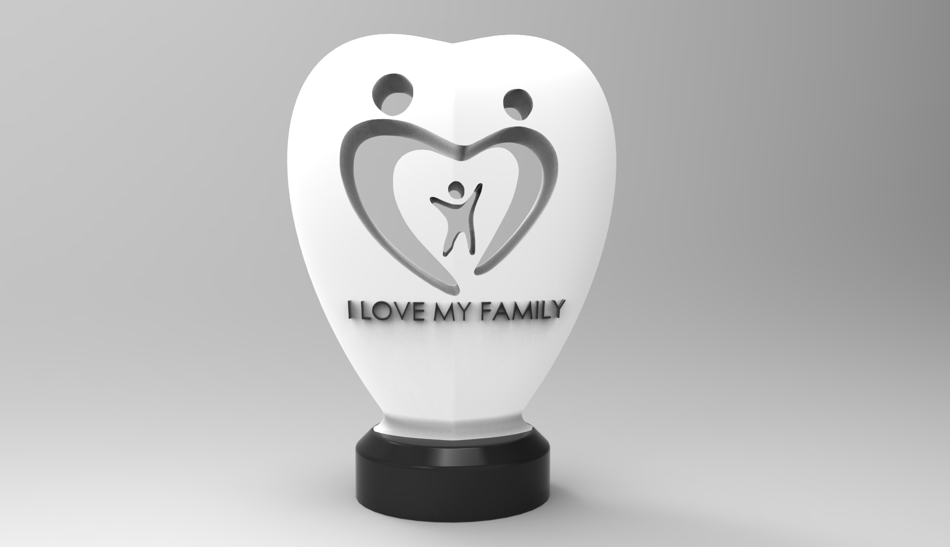 Love family statue by Arminius3Dprint | Download free STL model ...