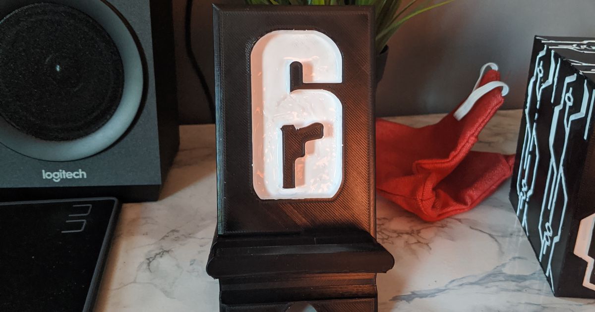 R6S phone stand by J4 Lee | Download free STL model | Printables.com